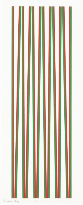 Bridget Riley Elongated Triangles 2 (Signed Print) 1971 | MyArtBroker