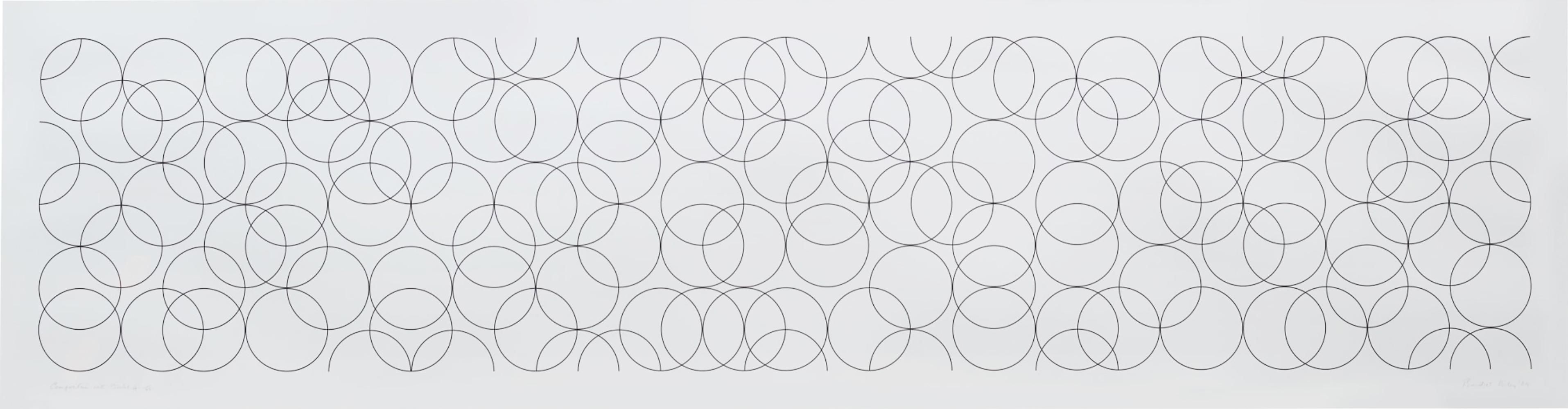 Bridget Riley Composition With Circles 4 (Signed Print) 2004 | MyArtBroker