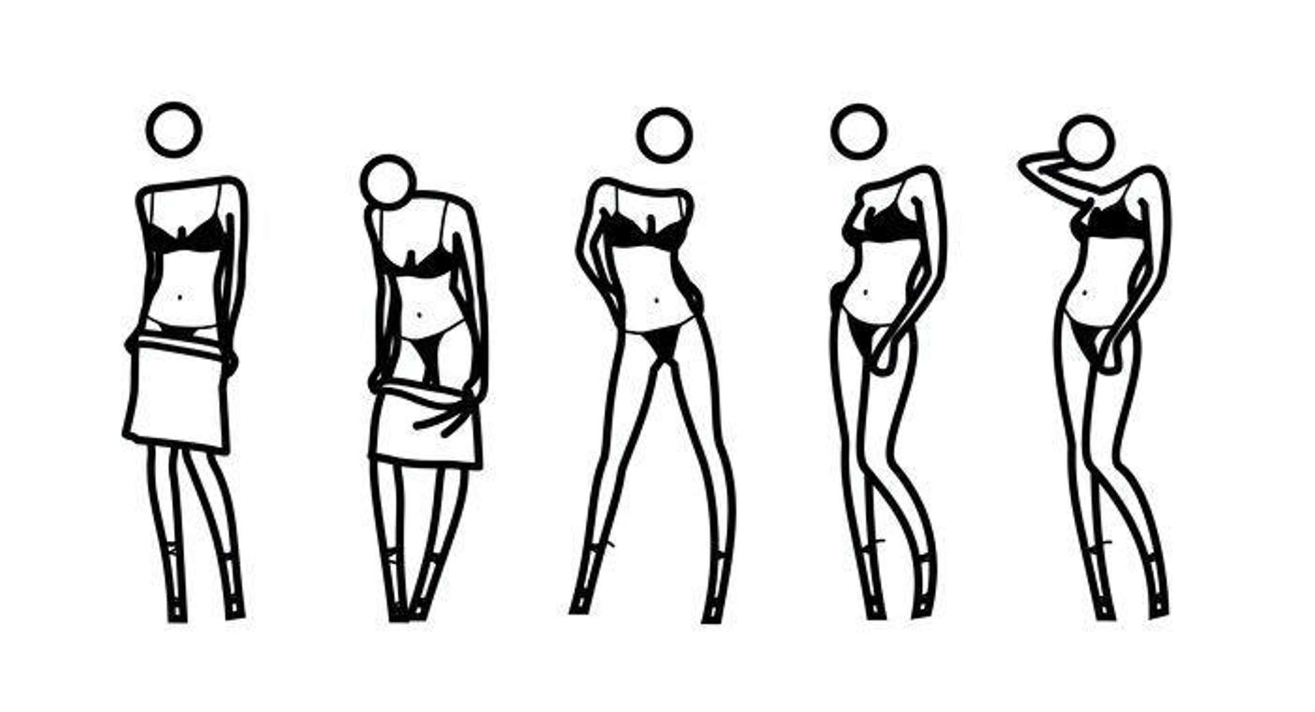 Julian Opie Bijou Gets Undressed 8 Signed Print 2004 For Sale