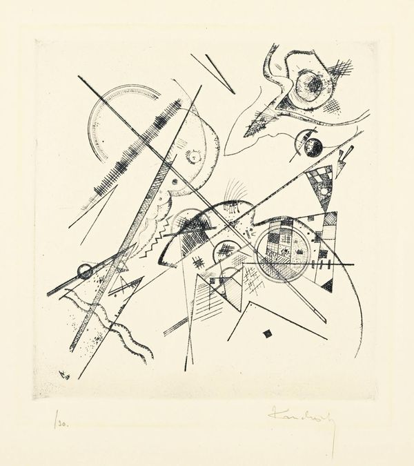 Wassily Kandinsky Untitled (R. 183) (Signed Print) 1924 | MyArtBroker