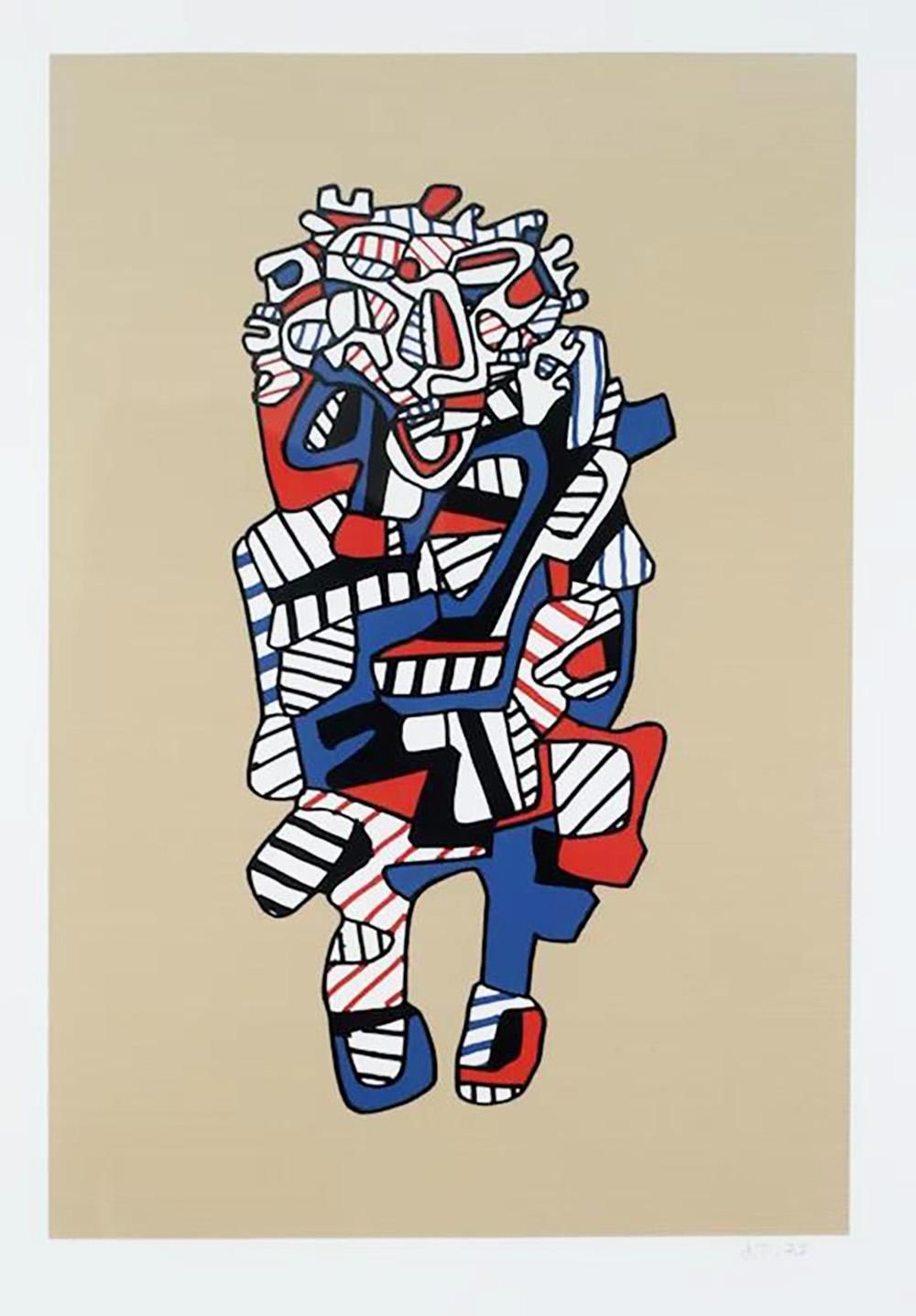 Jean Dubuffet Celebrator (Signed Print) 1973 | For Sale