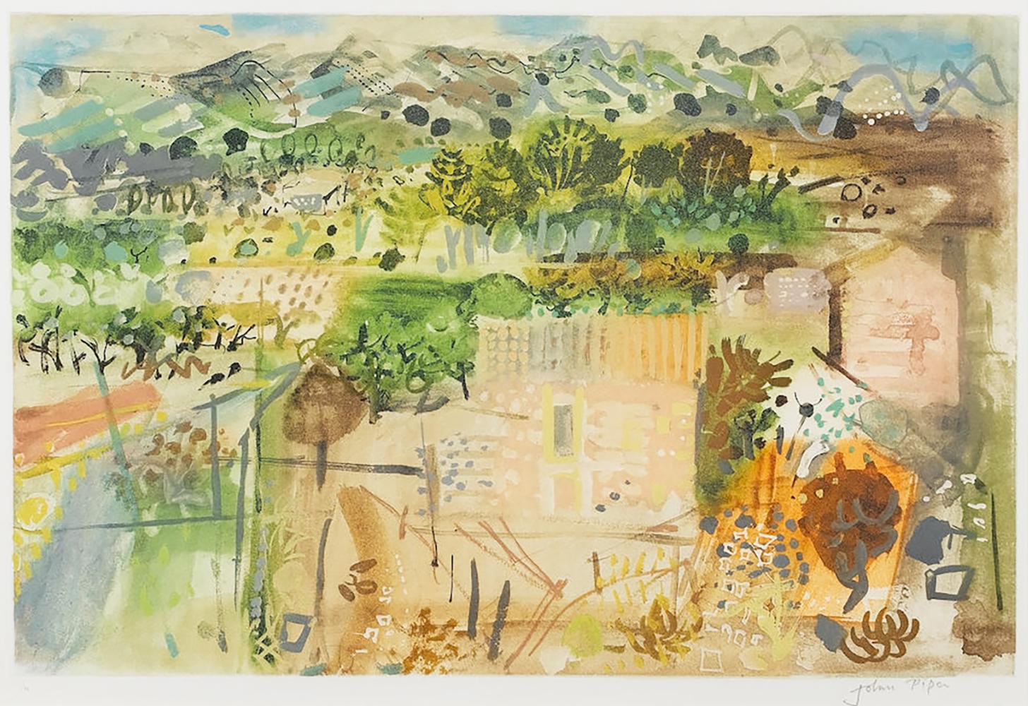 John Piper Alpilles (Signed Print) 1989 | MyArtBroker