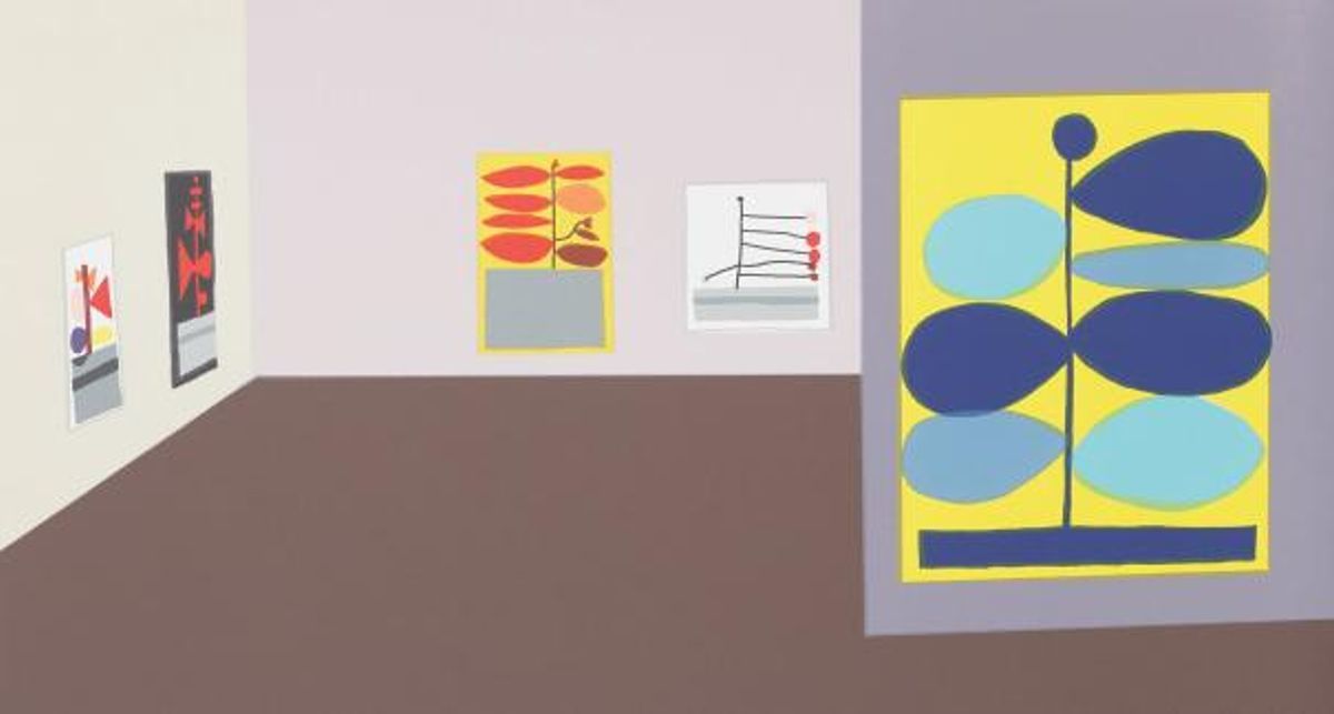 Jonas Wood Hammer Interior (Signed Print) 2016 | MyArtBroker