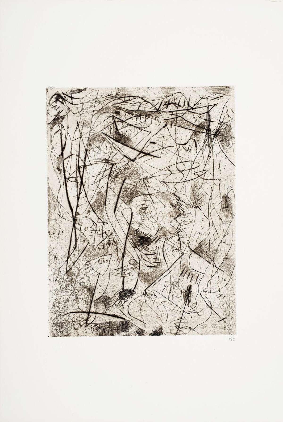 Jackson Pollock Untitled (P18) (Unsigned Print) 1967 | For Sale
