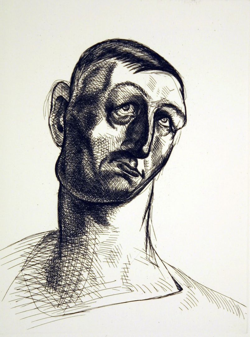 Peter Howson Gaylord (Signed Print) 1987