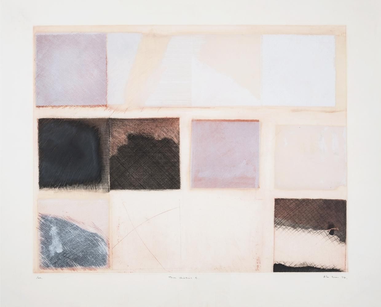 Alan Green Three Variations C (Signed Print) 1974 | For Sale