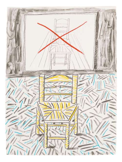 David Hockney The Perspective Lesson (Signed Print) 1984 | MyArtBroker