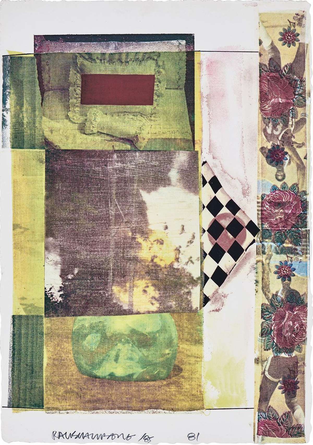 Robert Rauschenberg Arcanum III (Signed Print) 1981 | For Sale