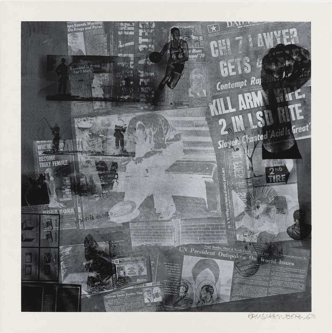 Robert Rauschenberg Surface XVII (Signed Print) 1970 | For Sale