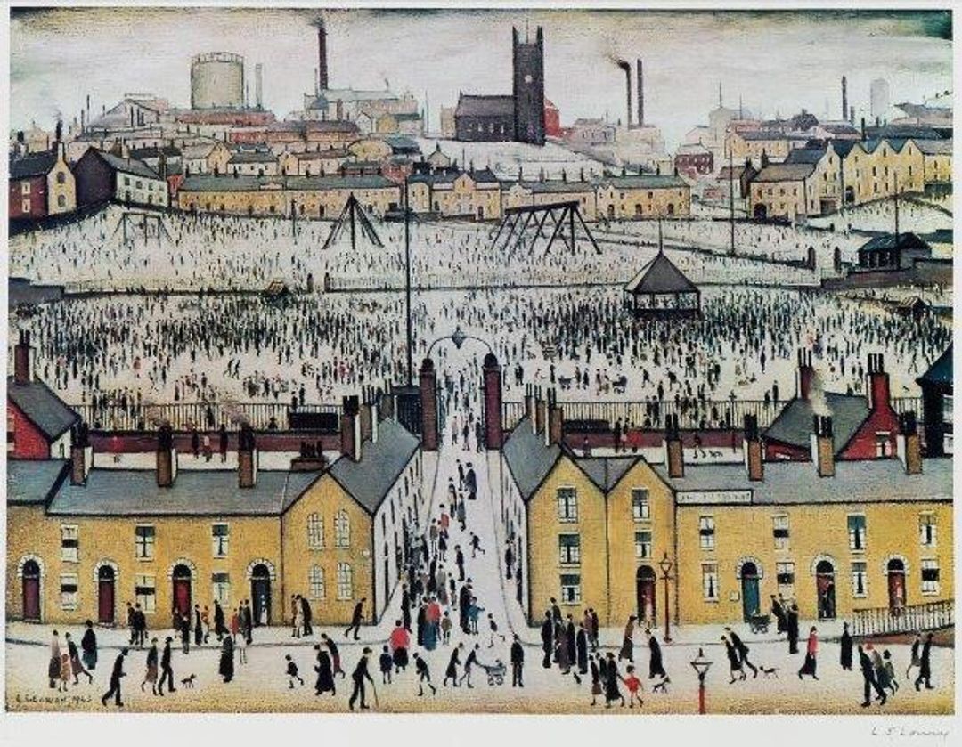 L S Lowry Britain At Play (Signed Print) 1976 | MyArtBroker