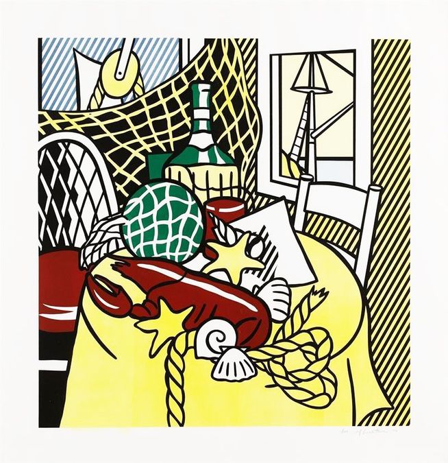 Six Still Lifes by Roy Lichtenstein Meaning, Analysis & Auction Results ...