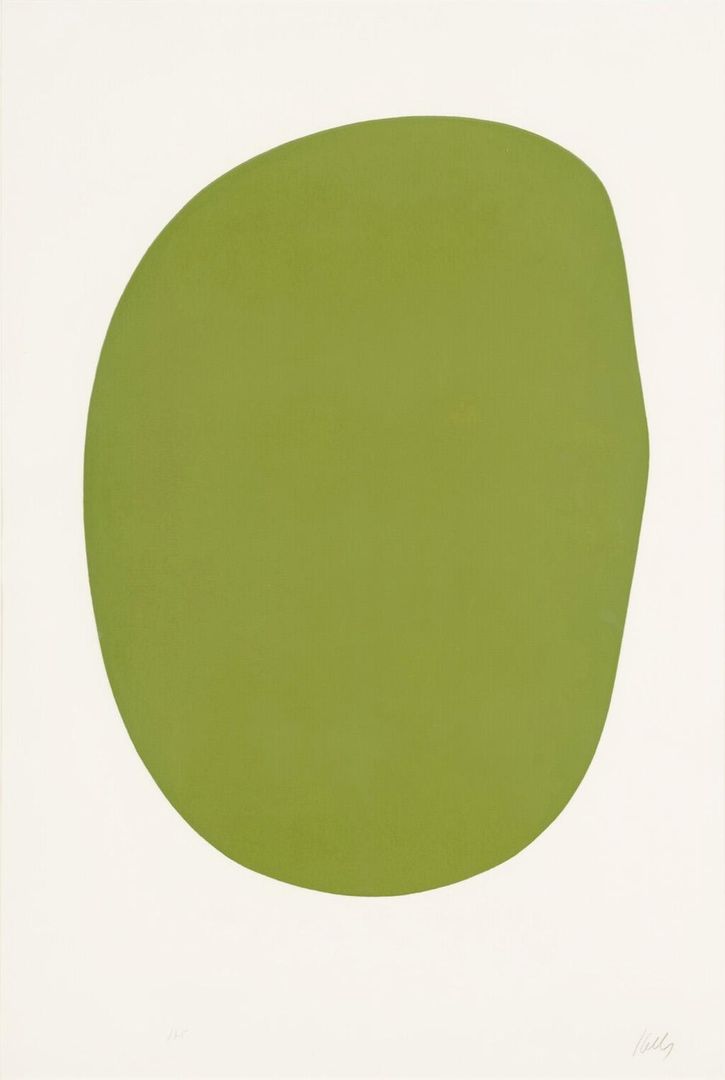 Ellsworth Kelly Green (Signed Print) 1965 | MyArtBroker