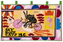 Grayson Perry Gay Black Cats MC (Embroidery) 2017 | MyArtBroker