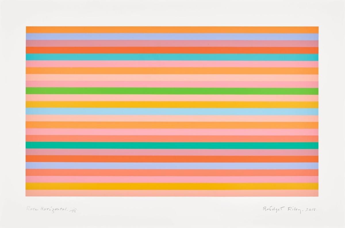 Bridget Riley Rose Horizontal (Signed Print) 2018 | MyArtBroker
