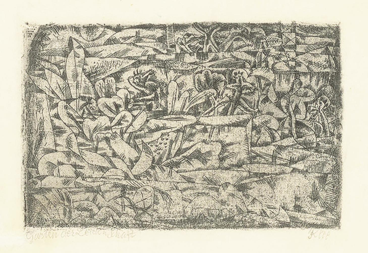Paul Klee Garten De Leidenschaft (Signed Print) 1913 | MyArtBroker