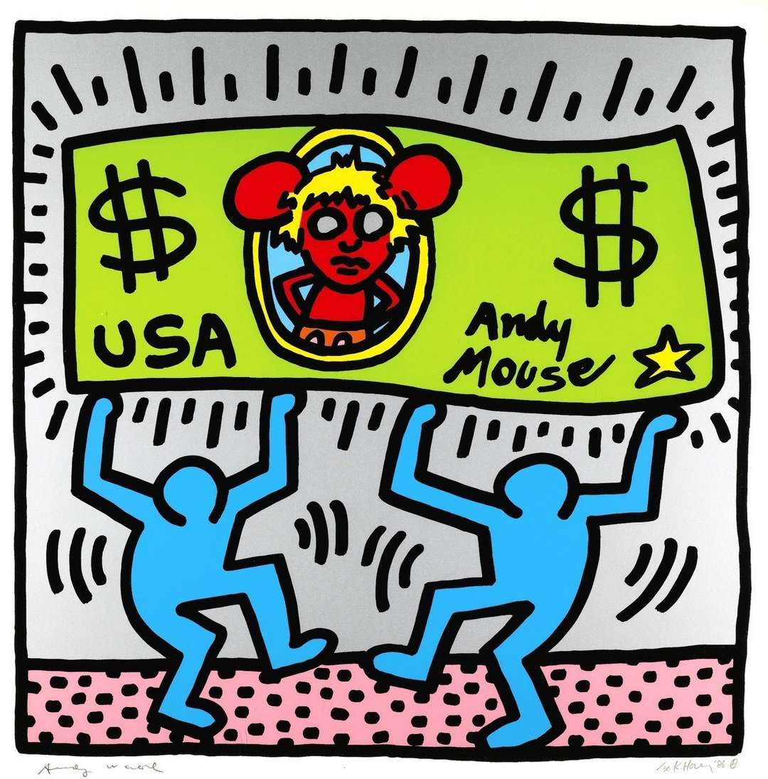 10 Facts About Keith Haring's Andy Mouse | MyArtBroker | Article