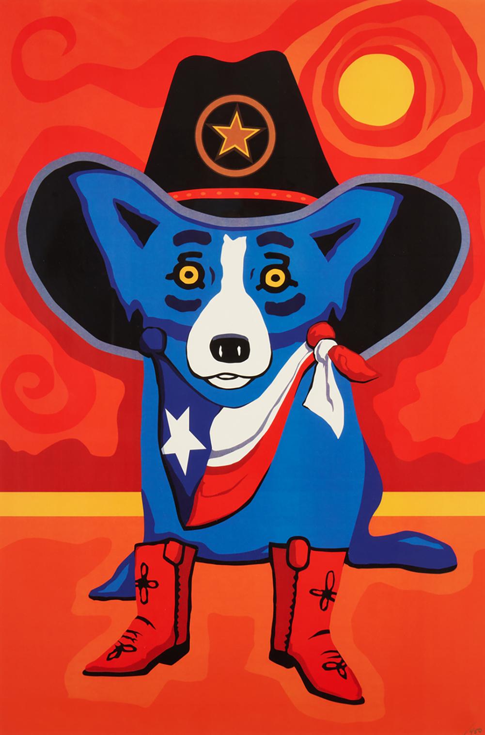 George Rodrigue Take Me Back To Texas (Unsigned Print) 2015 | MyArtBroker