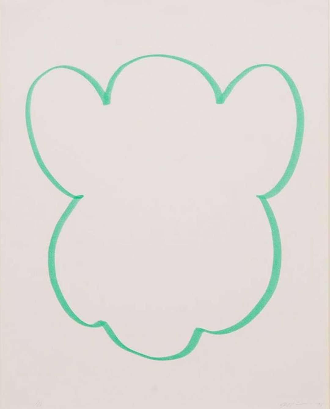 Jeff Koons Fun (green) (Signed) Lithograph 1998