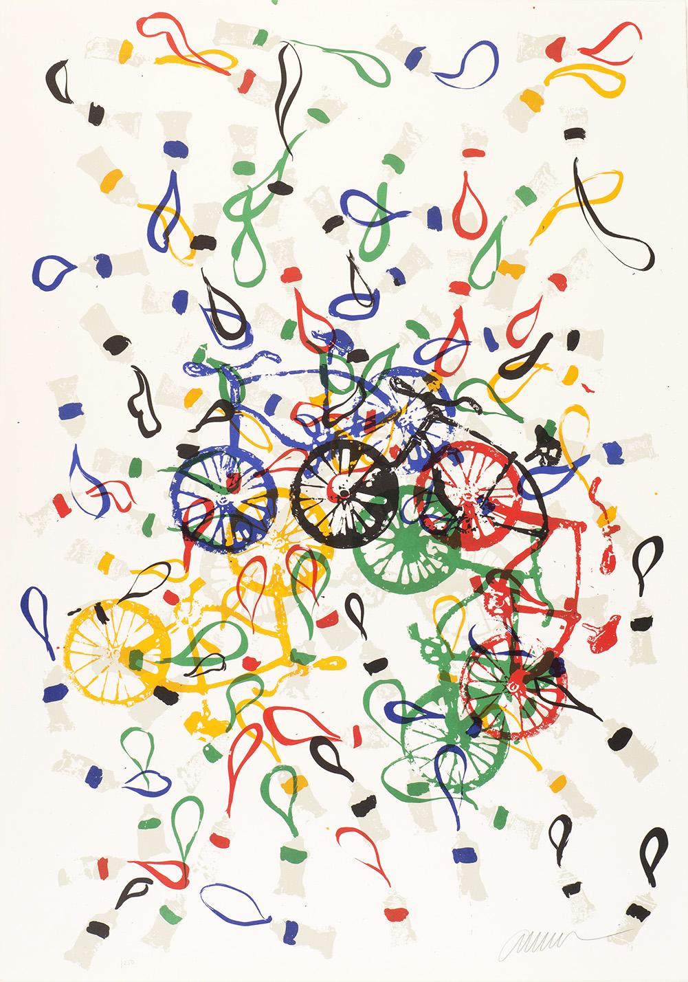 Arman Composition Pour Les JO (Signed Print) 1992 | For Sale