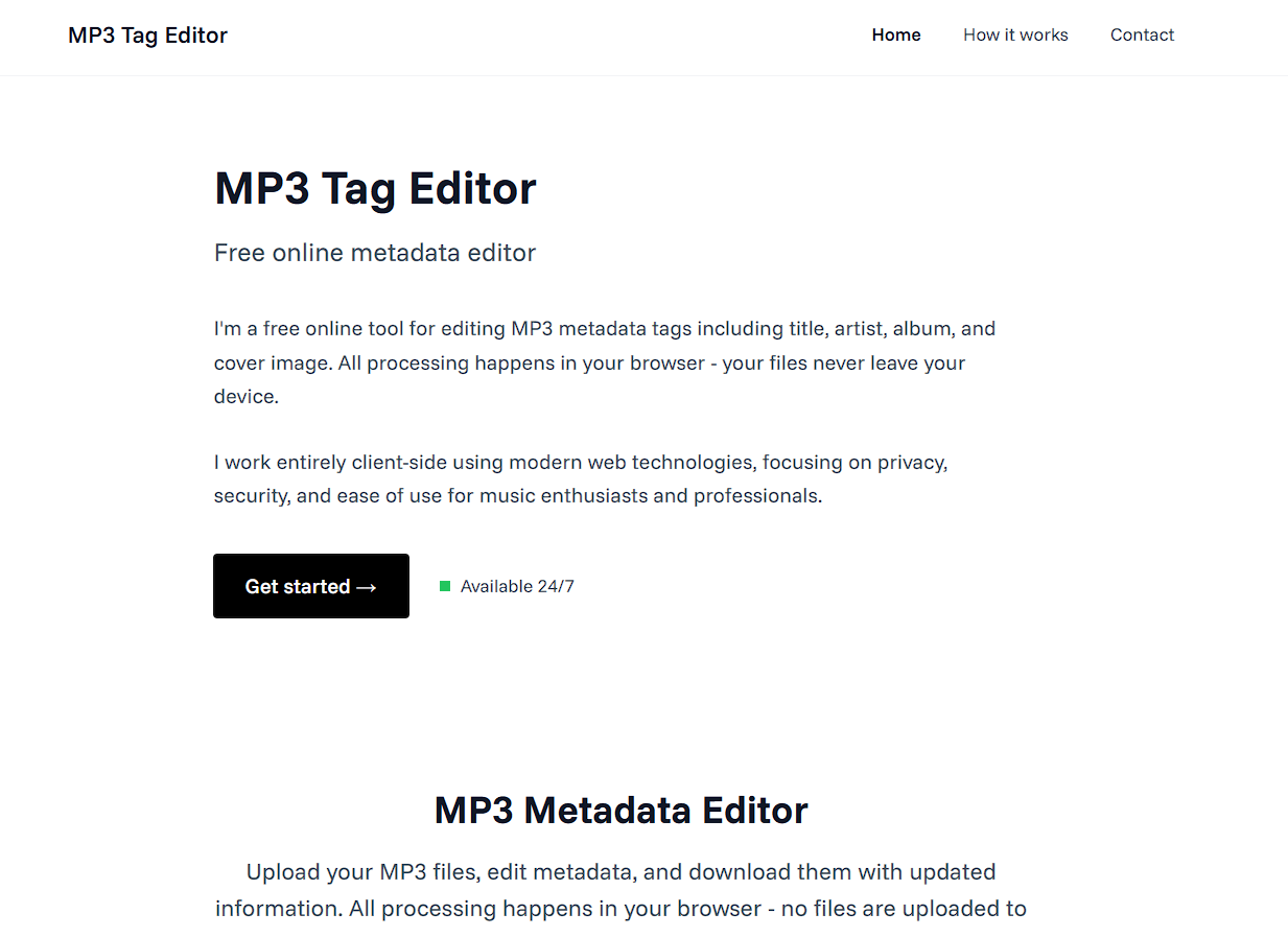 MP3 Metadata Editor