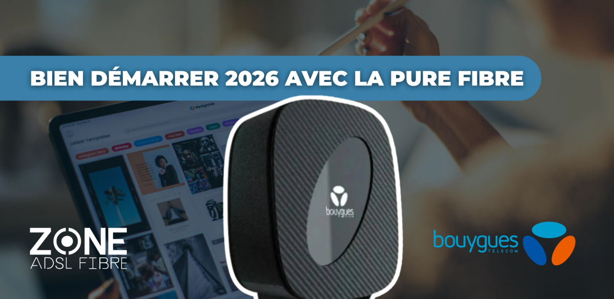 Bien démarrer 2026 : payer moins cher sa box avec B&YOU Pure Fibre