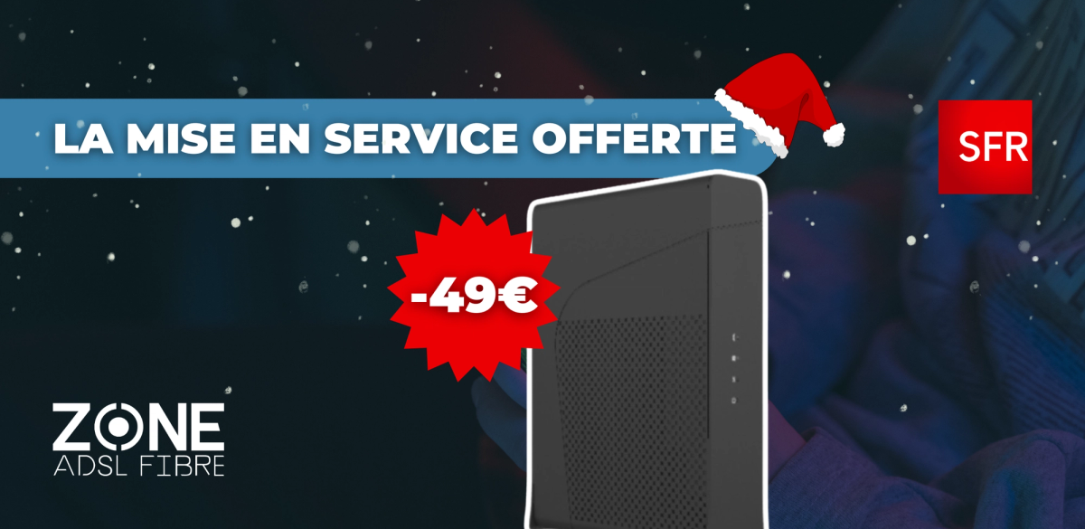 Fibre Starter SFR à 27,99€/mois : offre pas chère avec mise en service ...