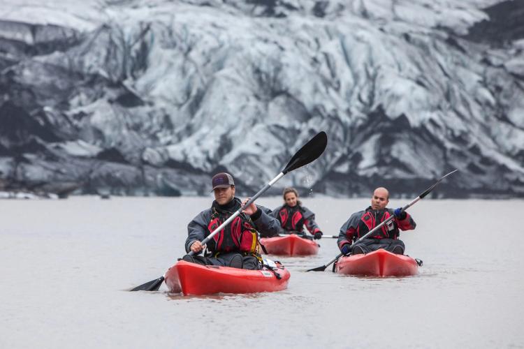 Kayak & Glacier Walk Tour in South Iceland | Icelandic Mountain Guides