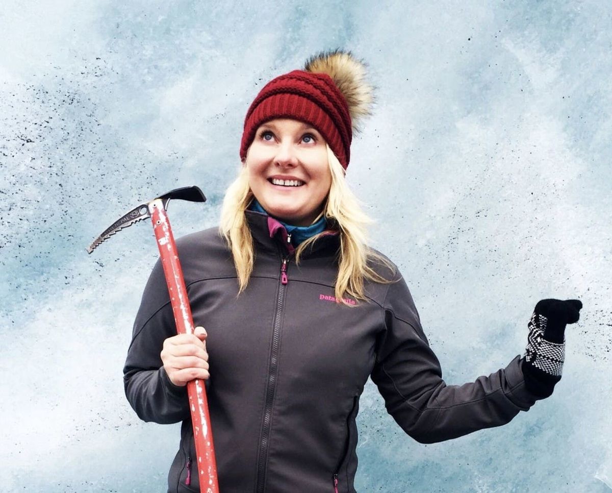 Elizabeth gets a taste of Icelandic glaciers | Icelandic Mountain Guides