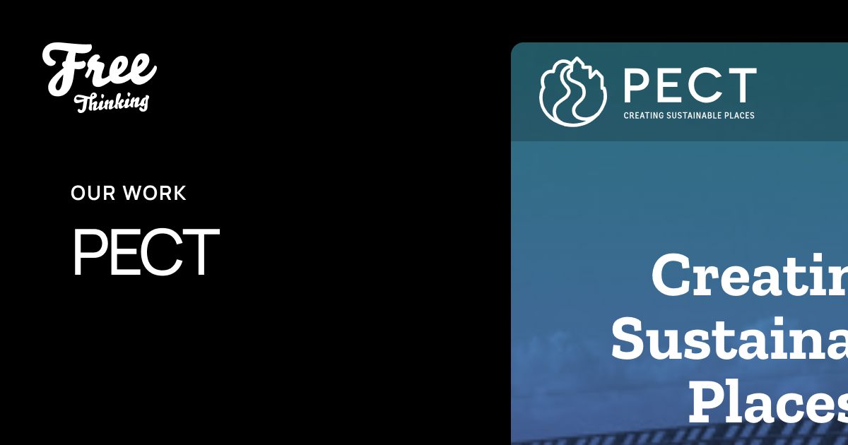 PECT WordPress | Our Work | Free Thinking Design
