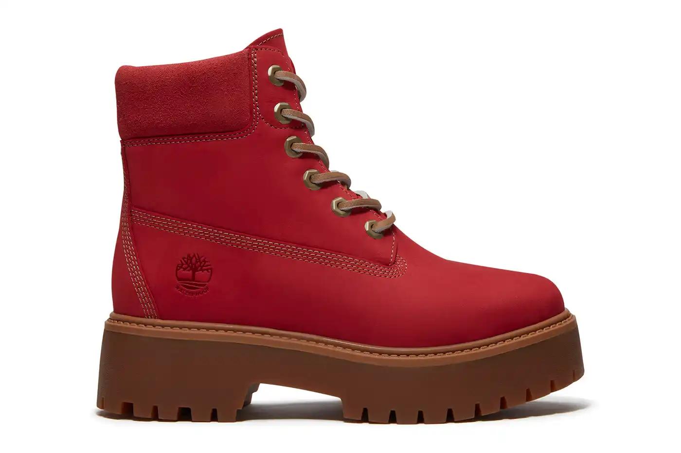 TIMBERLAND DROPS ALL-RED BOOTS FOR VALENTINE'S