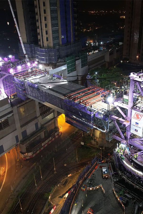 Rotation Bridge Launch at YOHO Hub West Rail Yuen Long Station Property ...