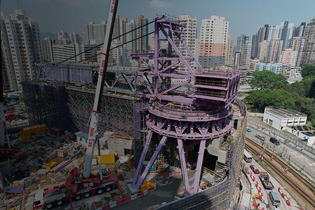 Rotation Bridge Launch at YOHO Hub West Rail Yuen Long Station Property ...