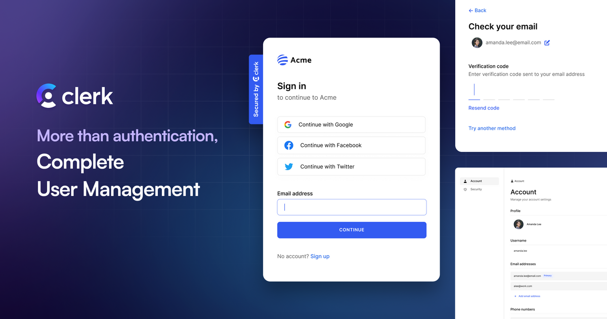 Passwordless Authentication A Complete Guide Clerk