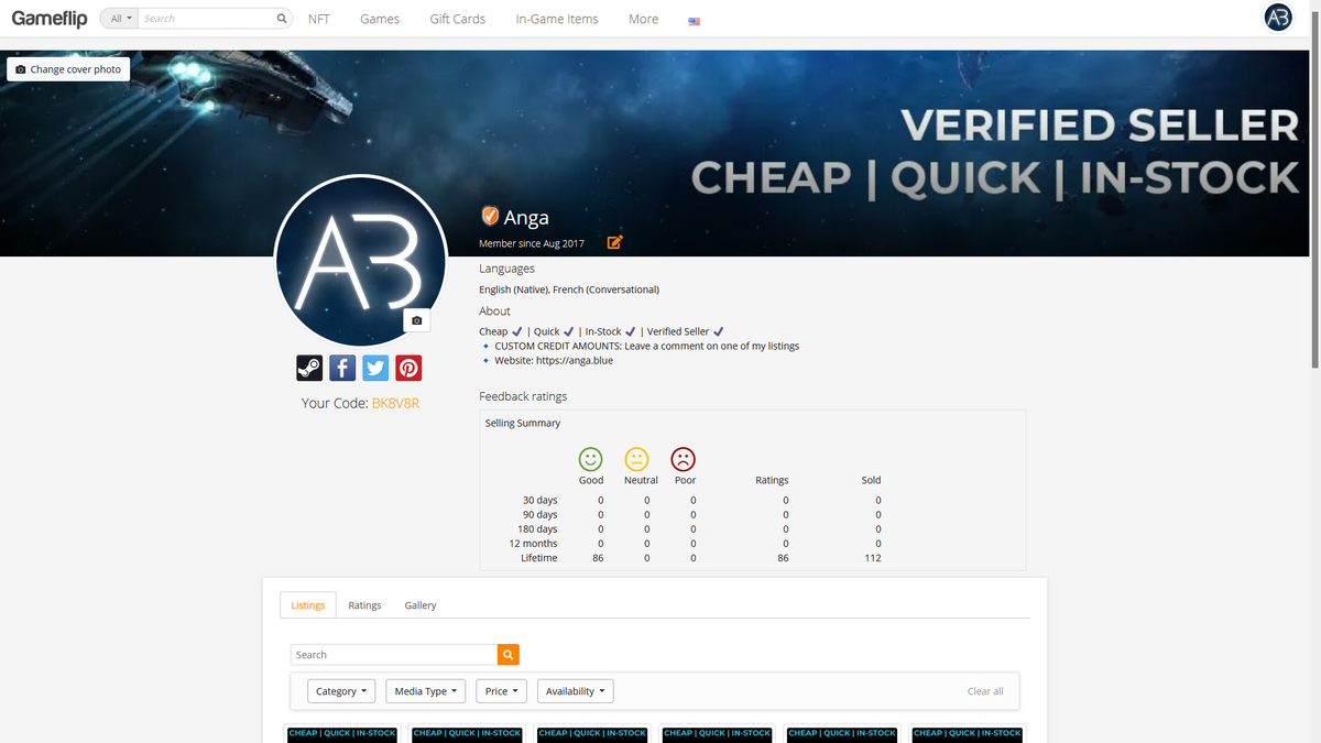 How to Improve Sales and Search Rankings on Gameflip | AngaBlue