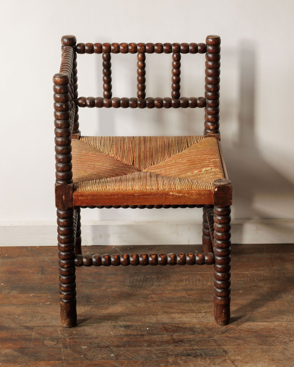 Rush Bobbin Corner Chair — Sylvie