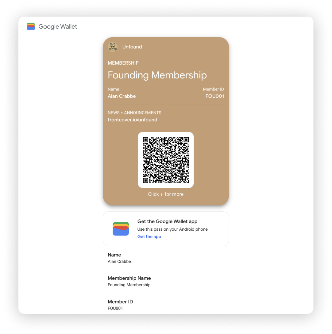 Creating Apple and Google Wallet passes with Frontcover | Frontcover Creating Apple and Google Wallet passes with Frontcover | Frontcover