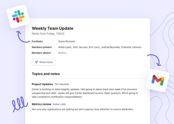 Meeting Notes In Range Replace Open Ended Docs With Structured Notes
