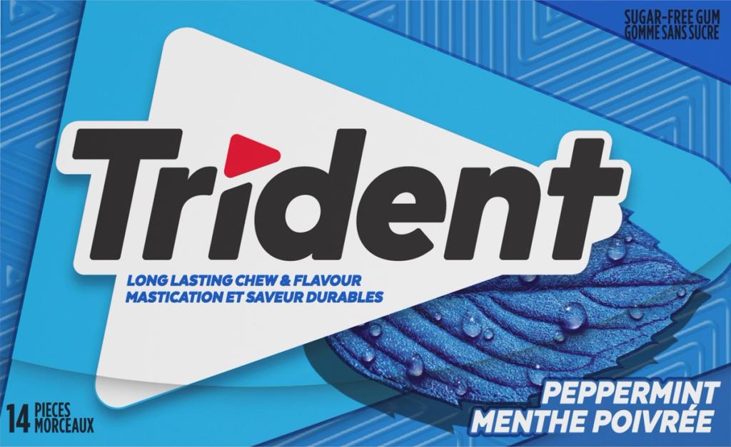 Trident Peppermint, 14 Pieces | Trident Canada