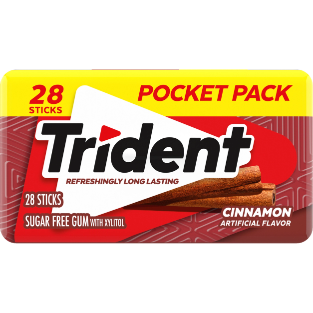 Trident Cinnamon Pocket Pack (28 pieces) | Trident US