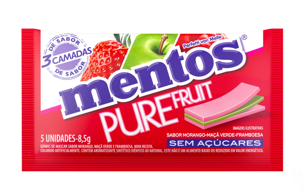 Mentos Pure Fruit Importado | Mentos Brazil