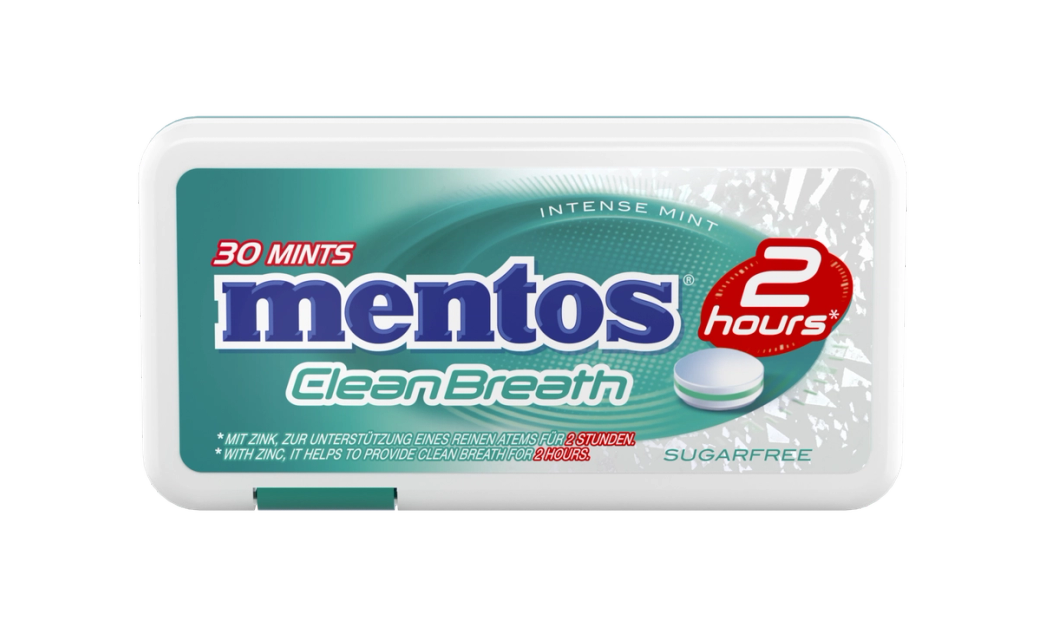 Mentos Clean Breath Intense Mint | Mentos Ireland