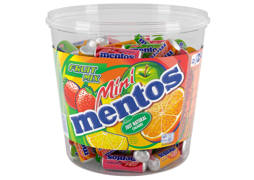 MINI ROULEAUX FRUITS TUBO | Mentos France