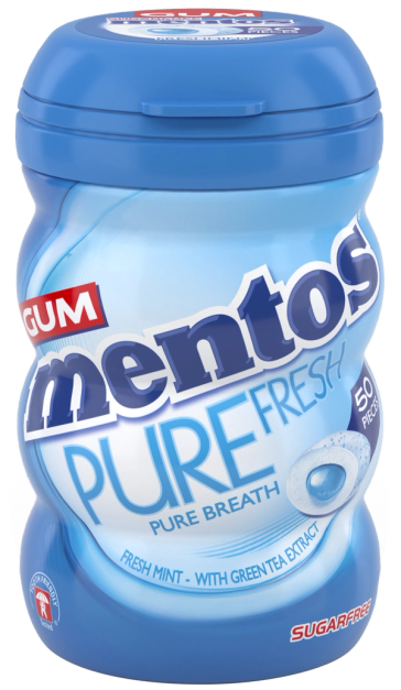 Mentos Pure Fresh Gum Freshmint Big Bottle | Mentos UK