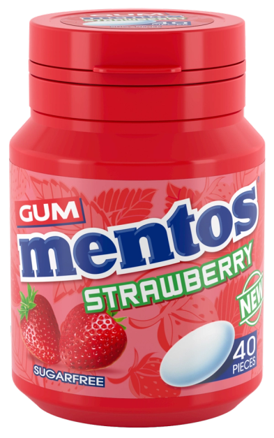 Mentos Gum Strawberry | Mentos UK