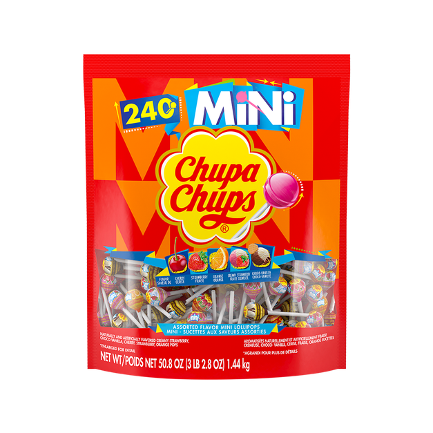Mini Chupa Chups Assorted 240 Pcs | Chupachups