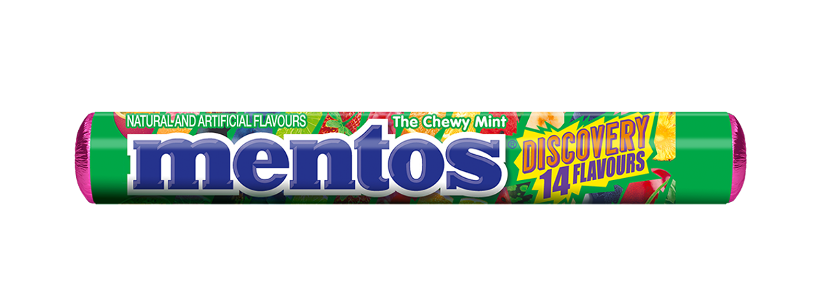 Mentos Chewy Mints Discovery Roll, 14P | Mentos Canada