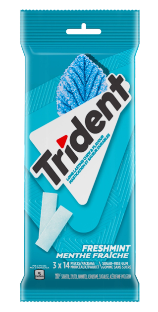 Trident Freshmint Multipack, 14 Pieces (Pack of 3) | Trident Canada