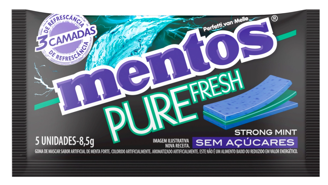 Mentos Pure Fresh Strong Mint | Mentos Brazil