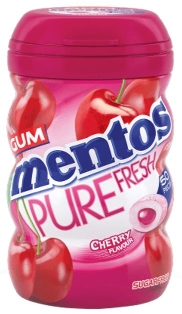 Mentos Pure Fresh Gum Cherry Big Bottle | Mentos UK