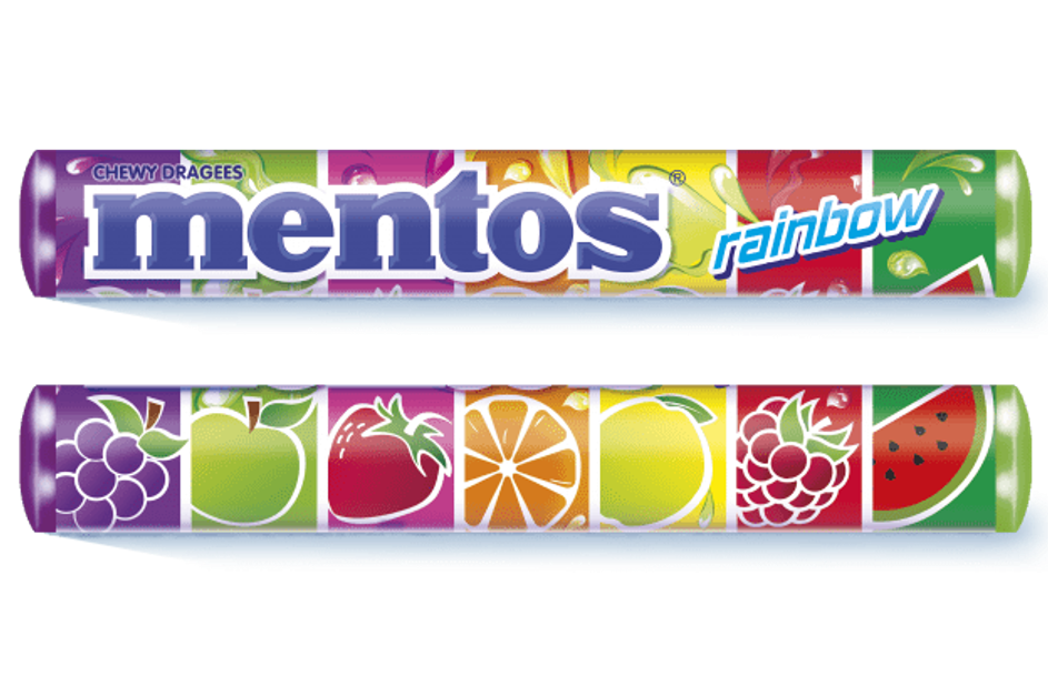 Mentos Rainbow Roll | Mentos New Zealand